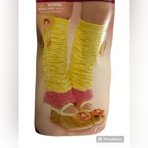 Disney | Costumes | Disney Beauty And The Beast Belle Leg Warmers Brand ...